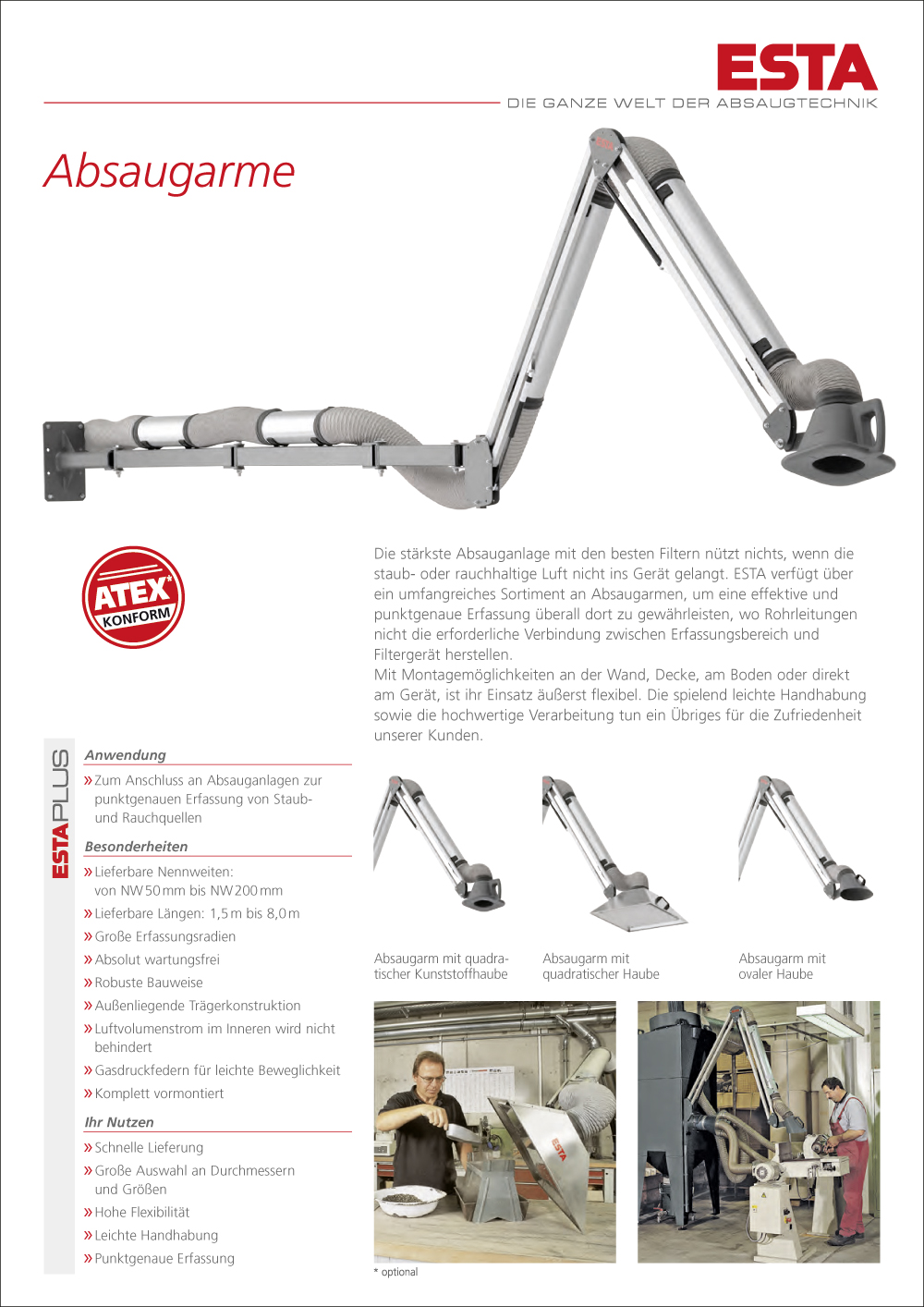 Downloadbereich | ESTA Absaugtechnik